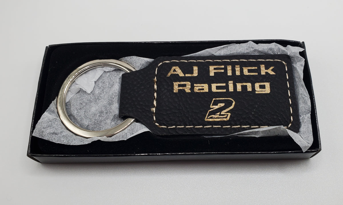 Leatherette Key Chains – AJ Flick Racing